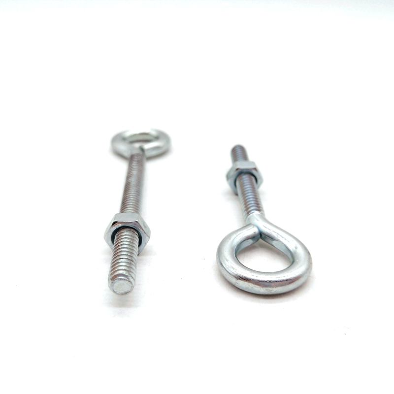 Carbon Steel Zinc Plated Tapping Eye Hook Screw with Machine Thread ...