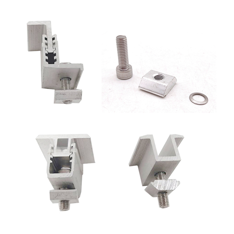 Solar Panel Klip Lok Aluminum Clamp for Solar Mounting System - Buy ...