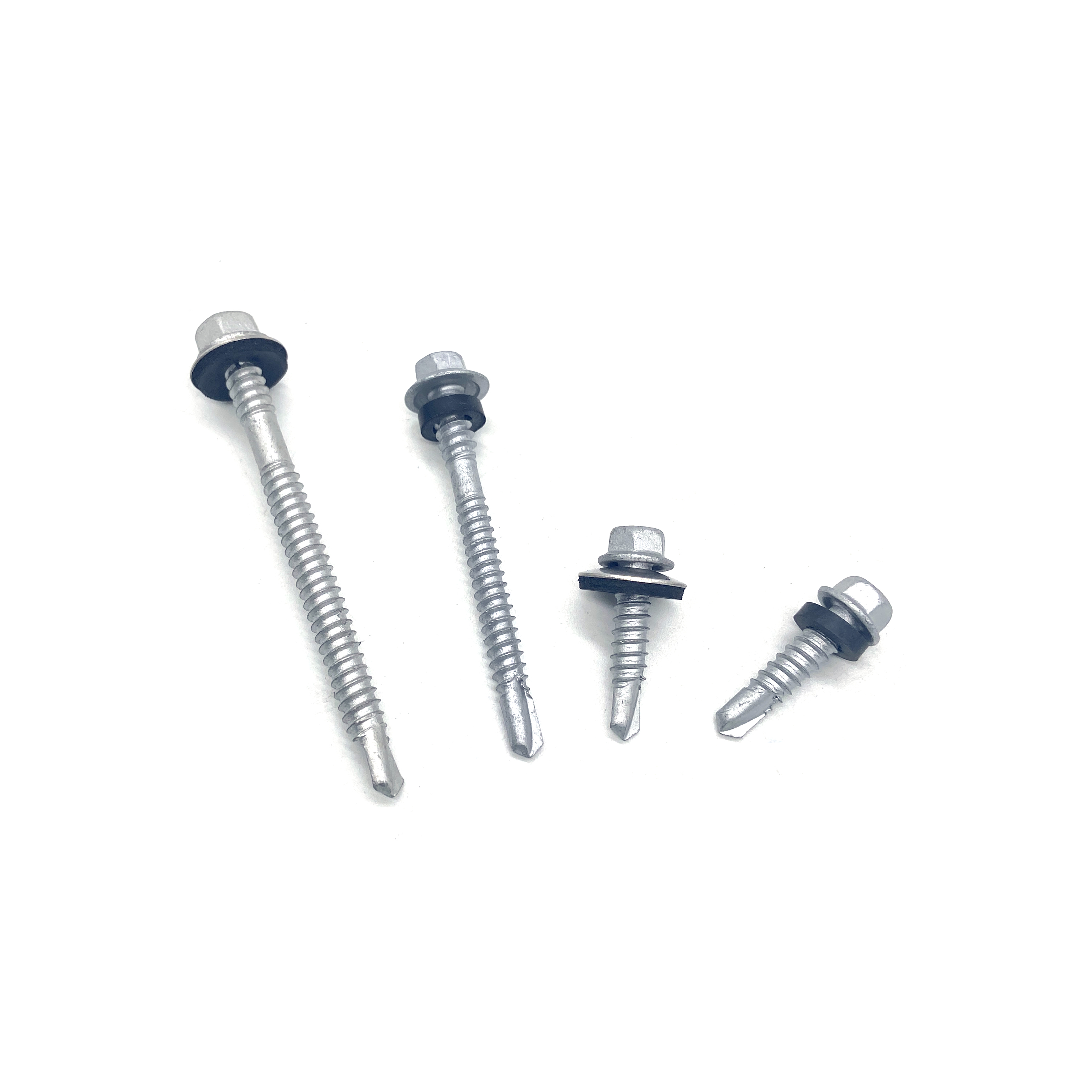 Hex Flange Head Ruspert Self Drilling Bi-metal Screw with EPDM Washer - Buy SS Hex Screw, SS304 ...