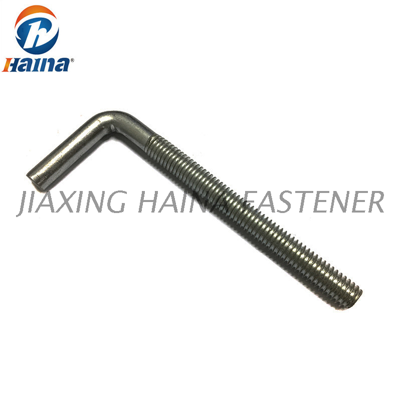 4.8 Grade Hot Dip Galvanized L Shaped Anchor Foundation Bolt - Buy ...